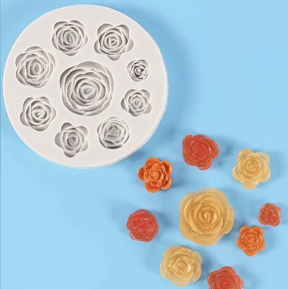 Blooming Roses - Silicone Mold – itacakes.com