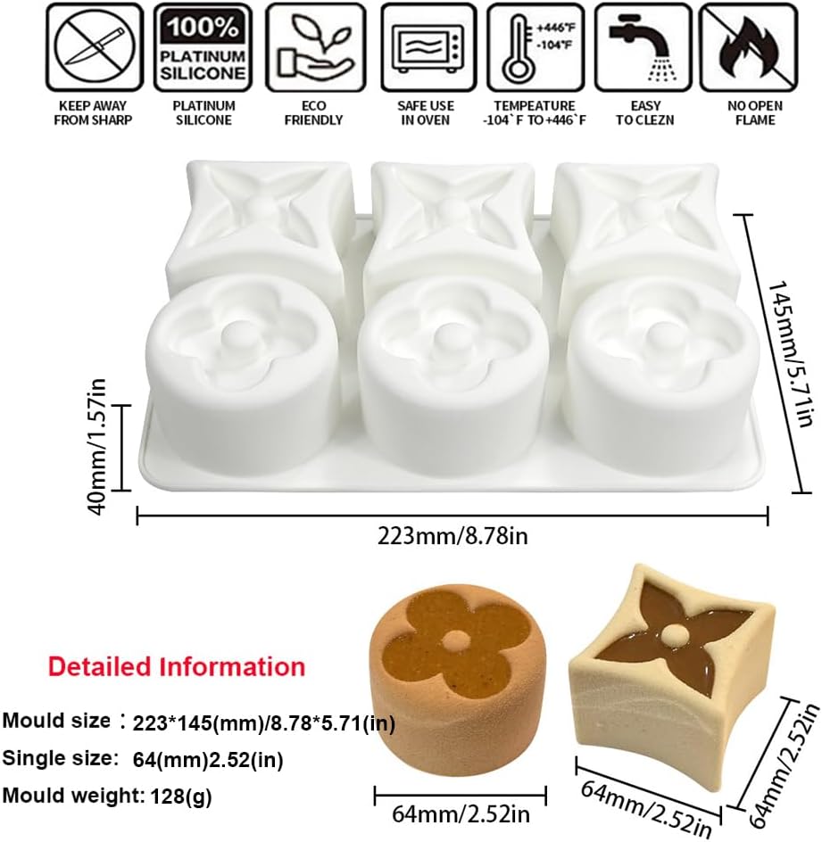 Monogram - Chocolate Silicone Mold – itacakes.com