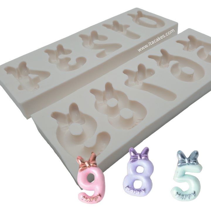 Alphabet And Numbers Silicone Molds – itacakes.com