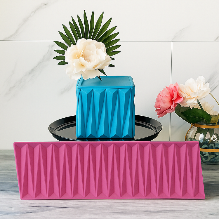 Origami Geometric - Large Silicone Mold – itacakes.com