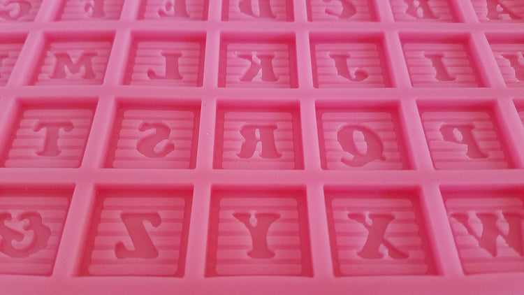 Alphabet And Numbers Silicone Molds – itacakes.com