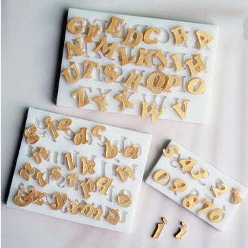 Alphabet And Numbers Silicone Molds – itacakes.com