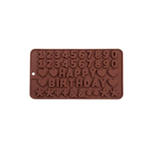 Happy Birthday & Numbers - Chocolate Silicone Mold – itacakes.com