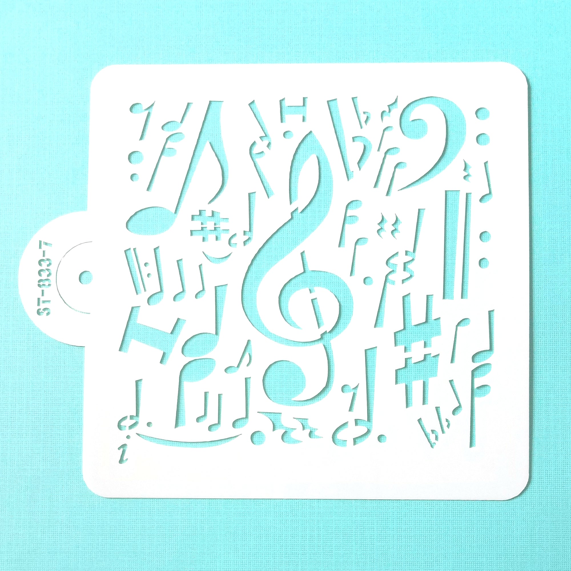 Music Notes - Stencil – itacakes.com