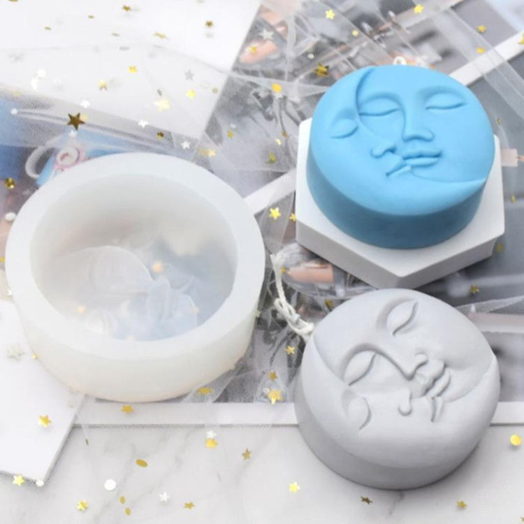 Sun & Moon Face - Silicone Mold – itacakes.com